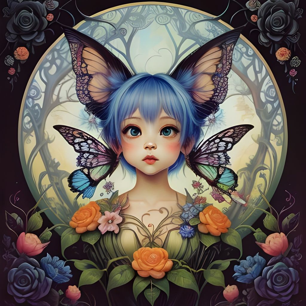 Portrait of a Pixie - AI Generated Artwork - NightCafe Creator