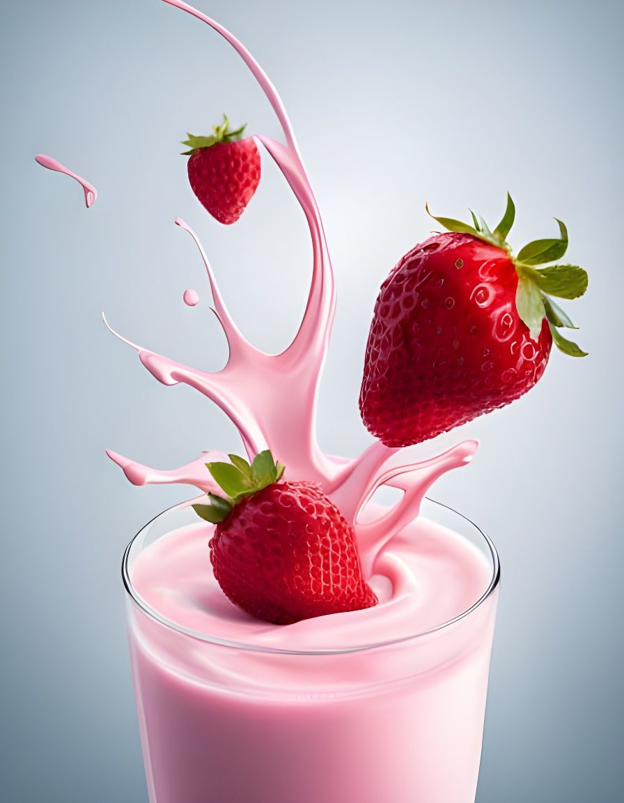 Stawberry Milkshake Advertising - Stawberry Milkshake Advert...