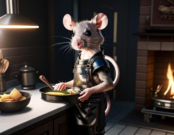 Rats have Kitchens too! 3 - AI Generated Artwork - NightCafe Creator
