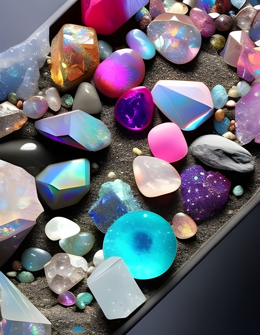 Gemstones - AI Generated Artwork - NightCafe Creator