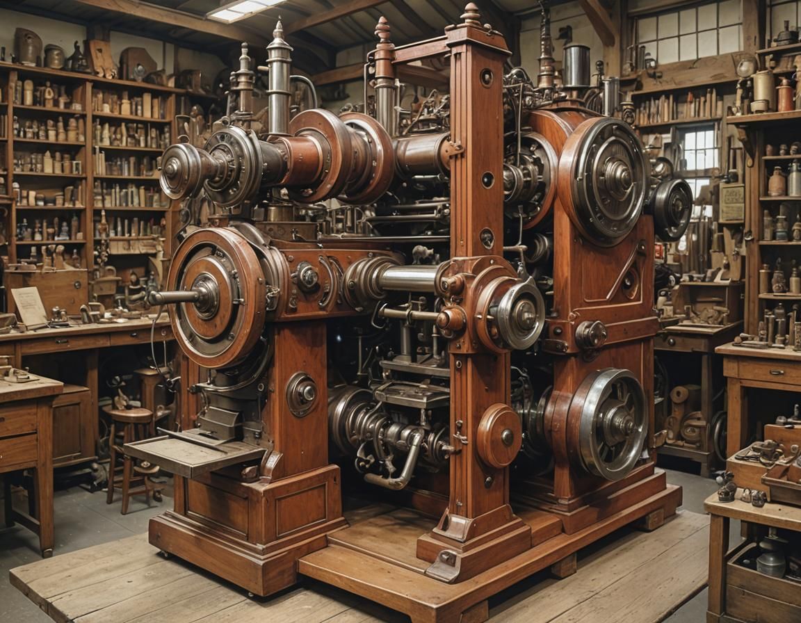 Heath Robinson Machine 3 - AI Generated Artwork - NightCafe Creator