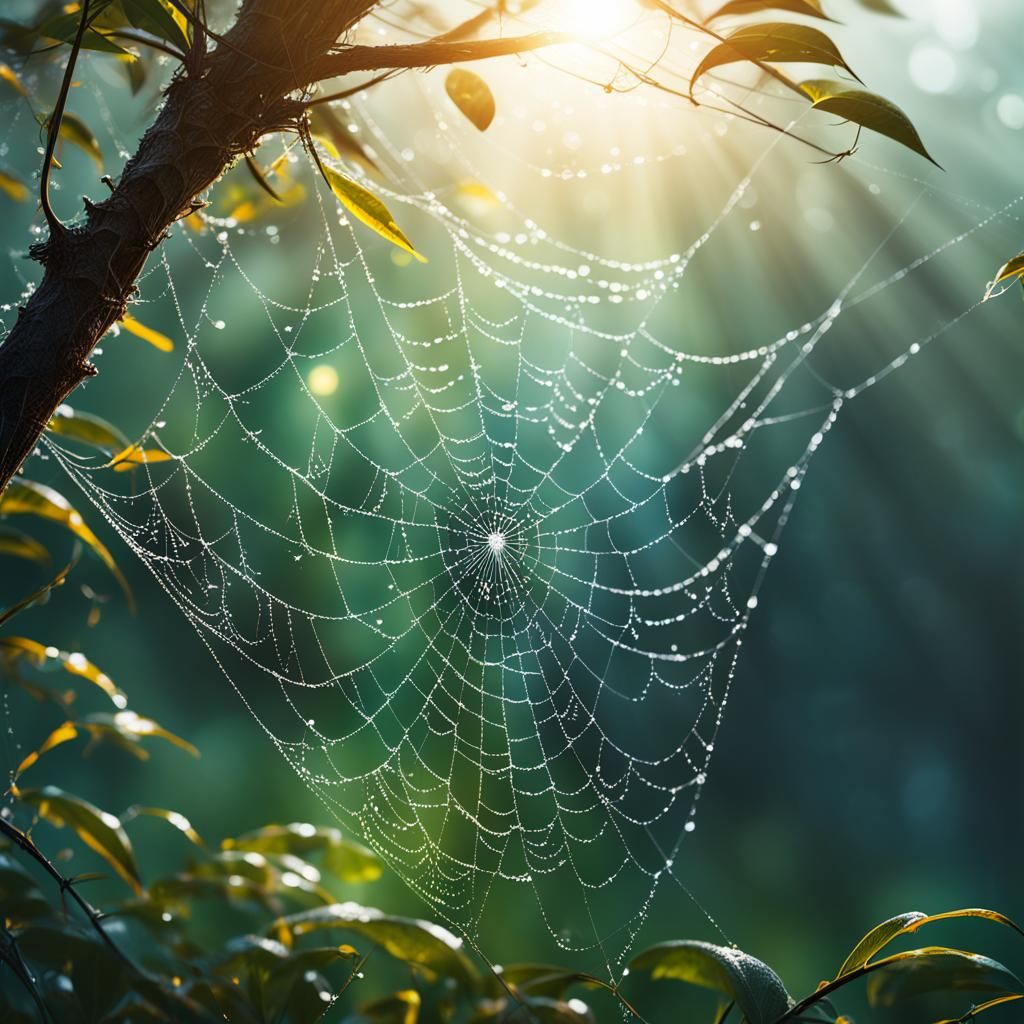 Spiderweb - AI Generated Artwork - NightCafe Creator