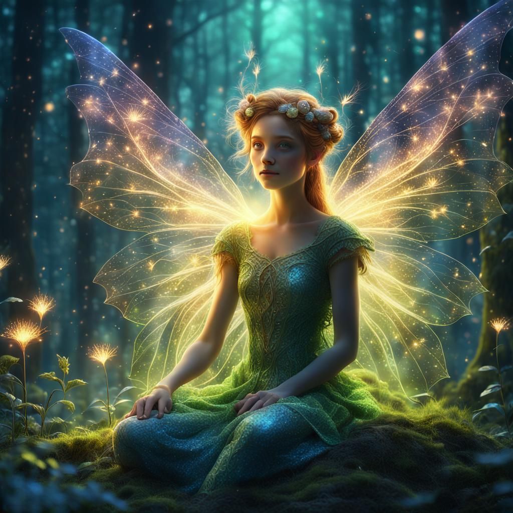 Spring Fairy - AI Generated Artwork - NightCafe Creator