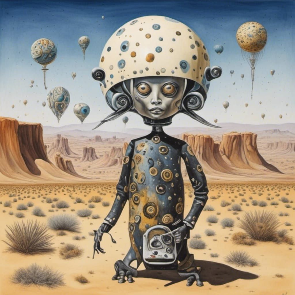 lost alien - AI Generated Artwork - NightCafe Creator