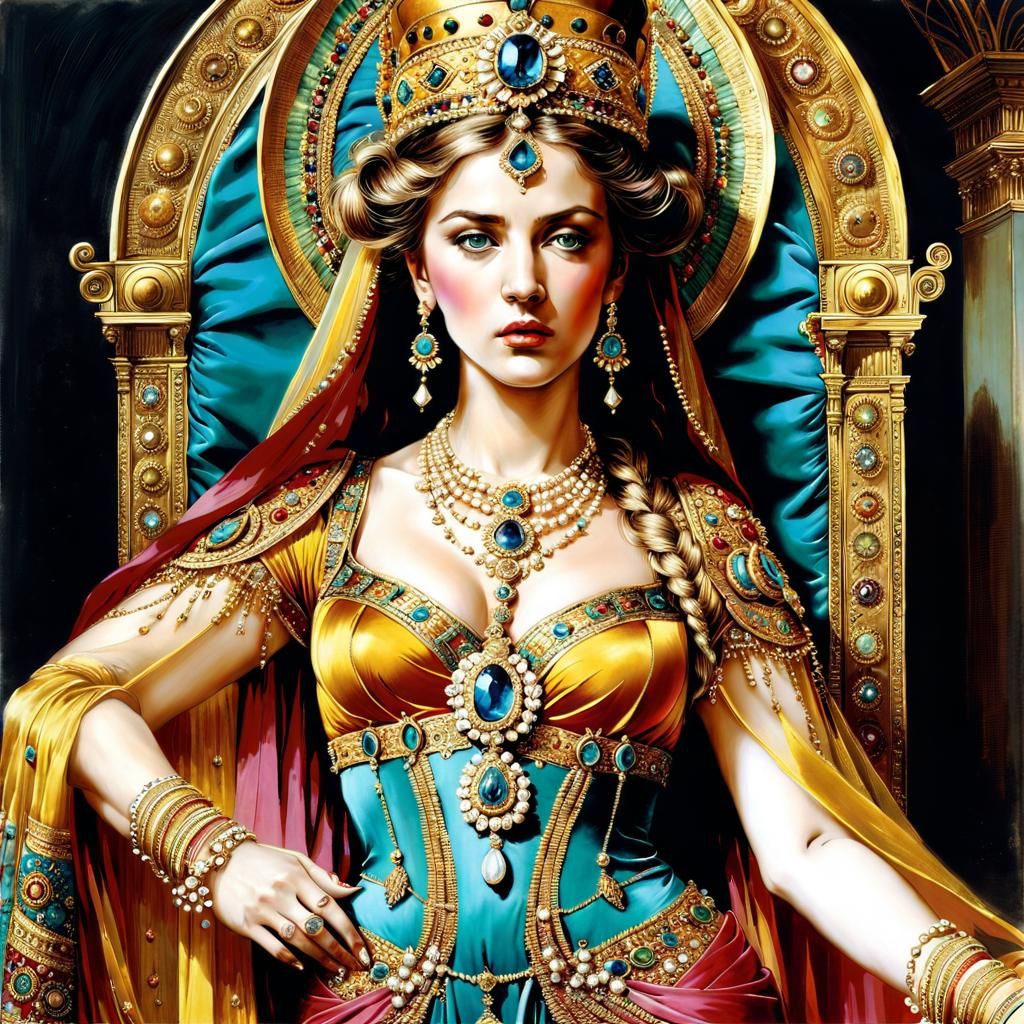 Byzantine empress Theodora - AI Generated Artwork - NightCafe Creator