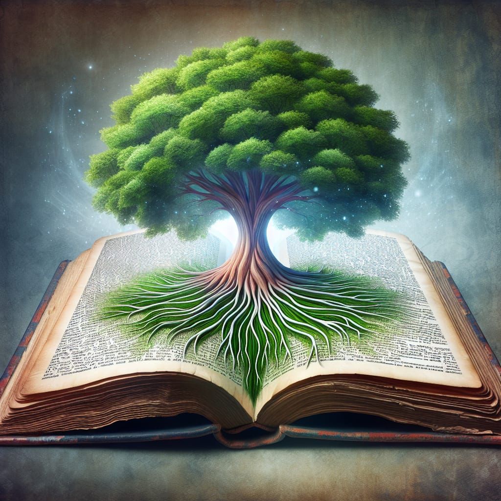 Tree of Life Book - Vibrant Tree of Life Emerges from Ancien...