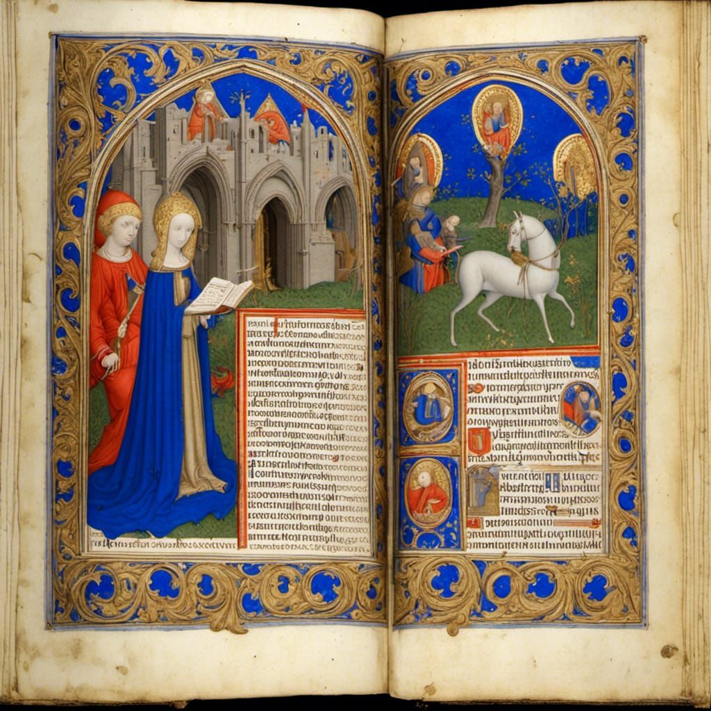 Medieval manuscript : r/nightcafe