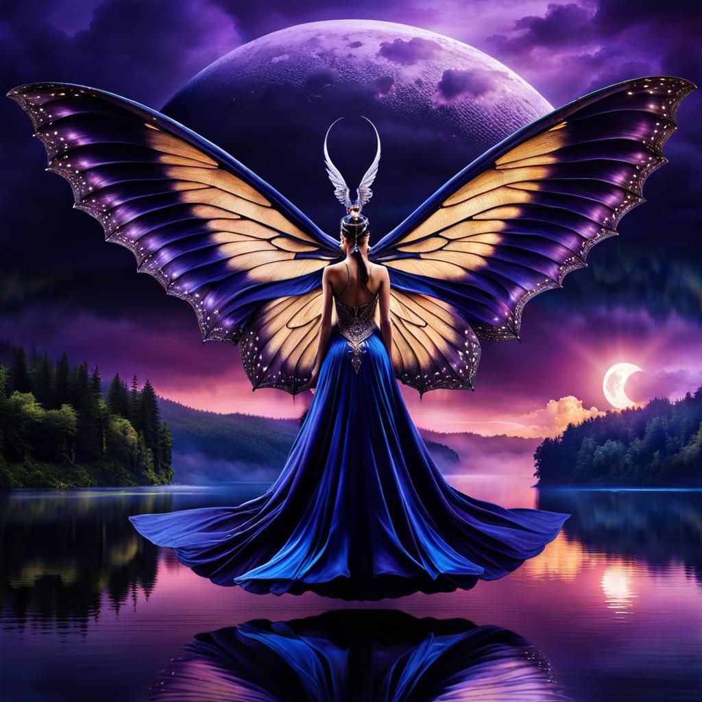 Basking in Moonlight - AI Generated Artwork - NightCafe Creator