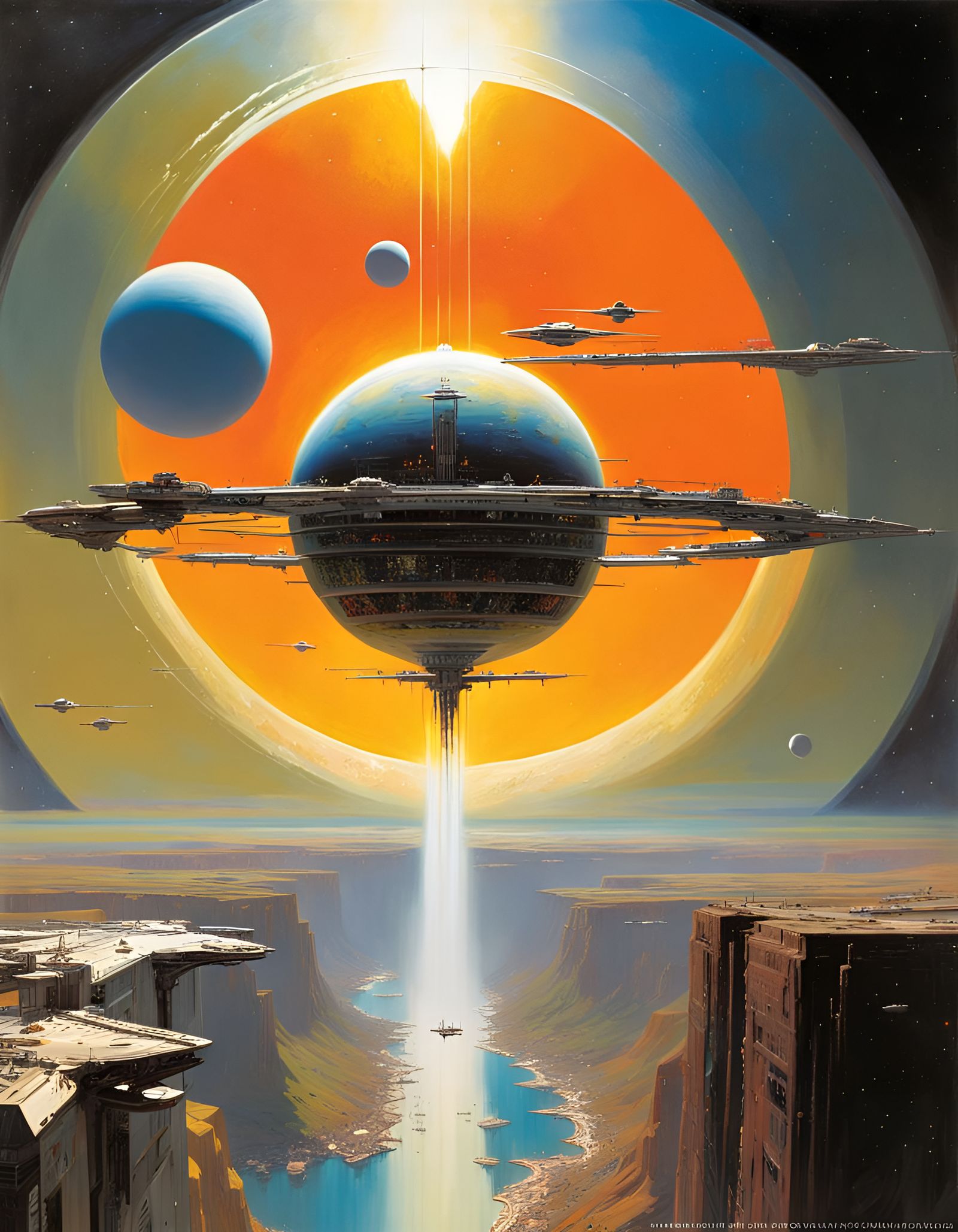 The Building of an Artificial Planet-like Habitat - AI Generated ...