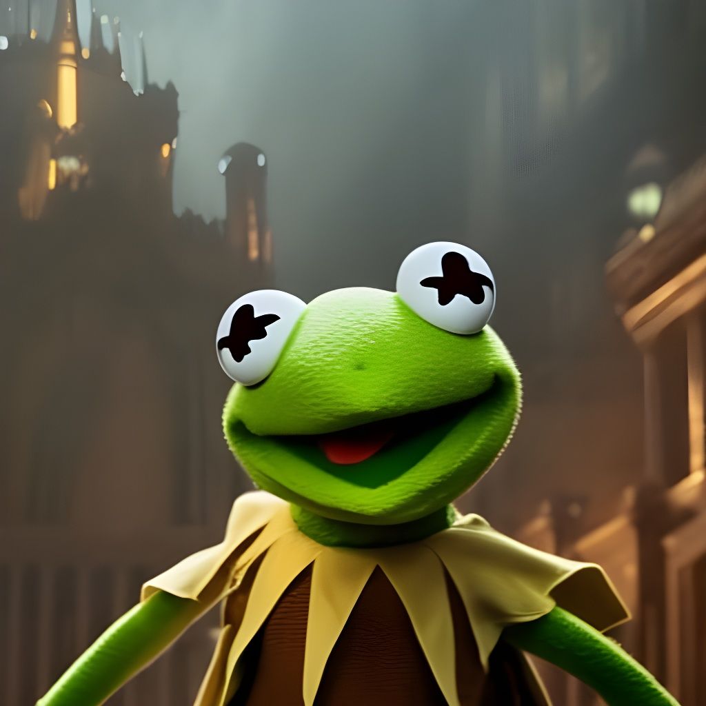 kermit the frog - AI Generated Artwork - NightCafe Creator