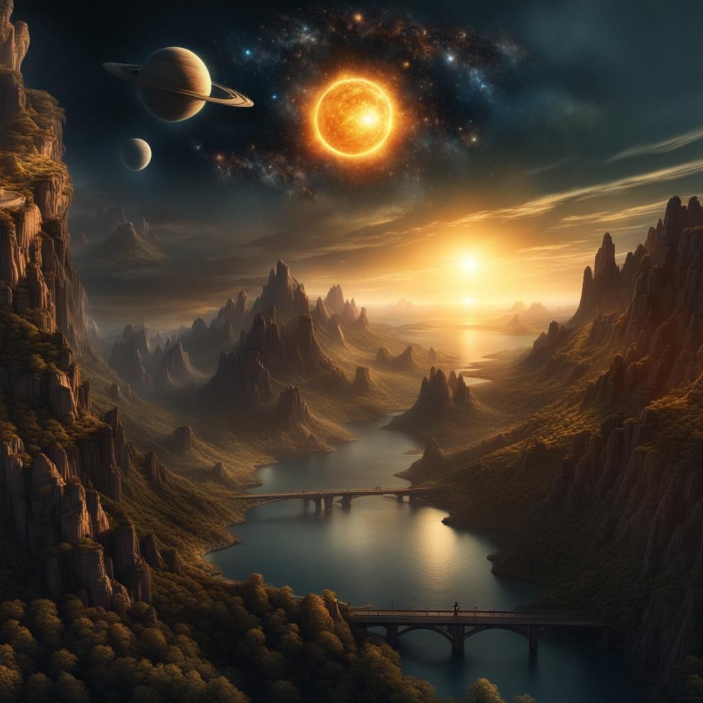 Oh, let the sun beat down upon my face And stars fill my dream I'm a ...