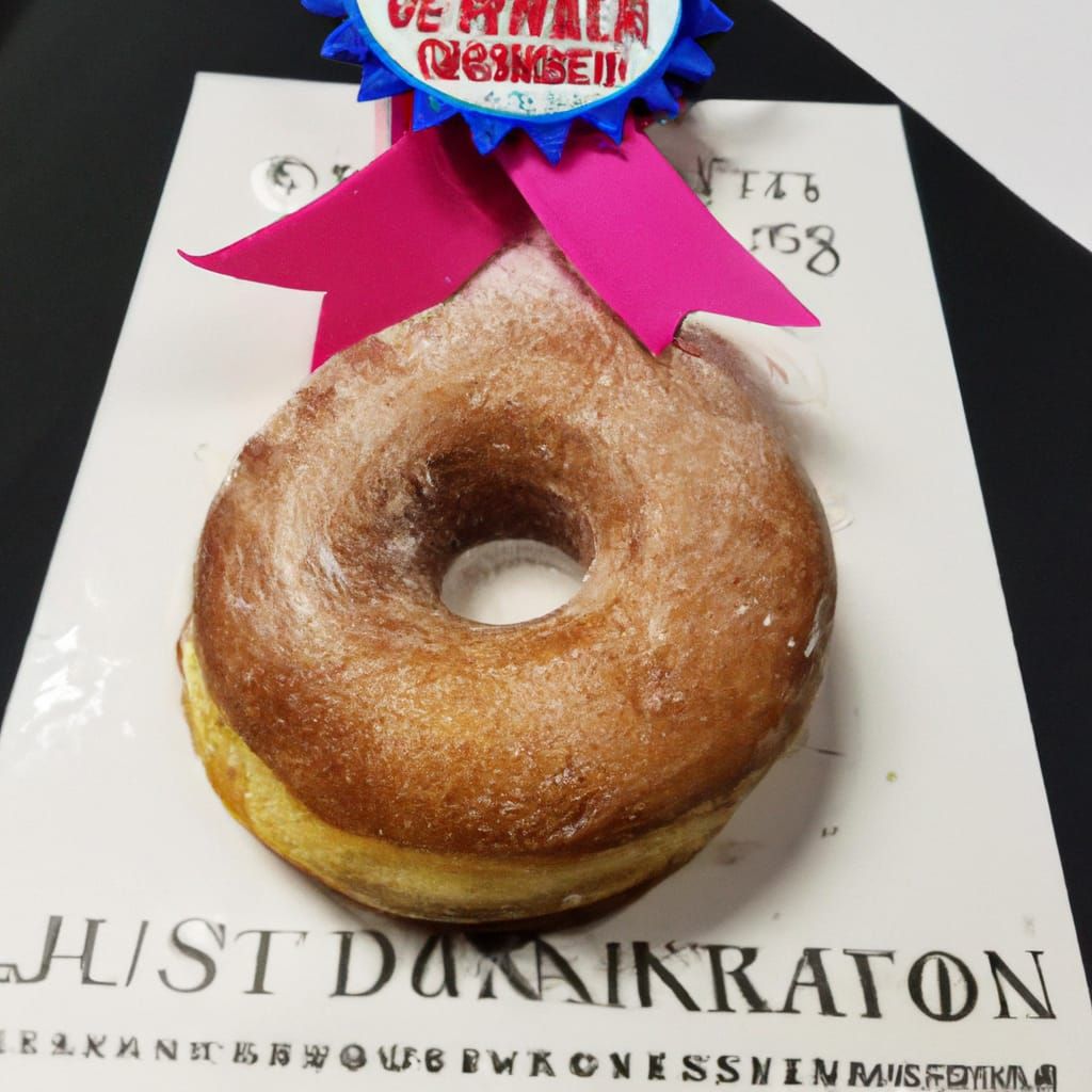 Award winning donut - AI Generated Artwork - NightCafe Creator