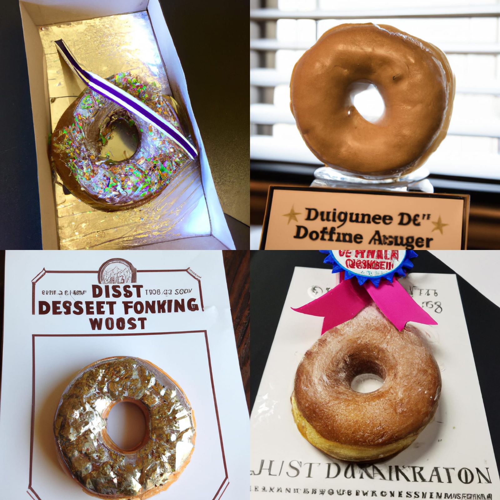 Award winning donut - AI Generated Artwork - NightCafe Creator