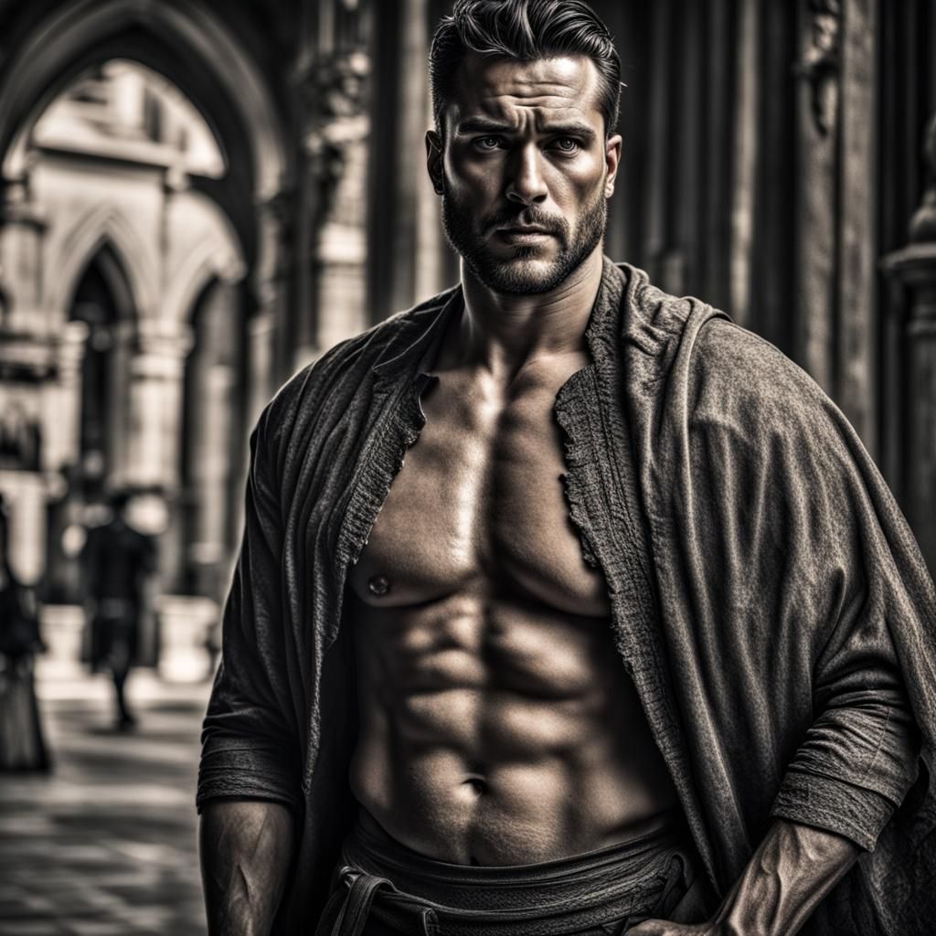 Beautiful man - AI Generated Artwork - NightCafe Creator