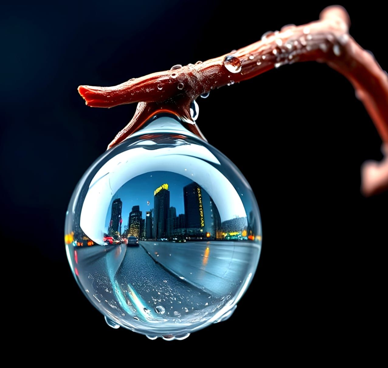 Sparkling Raindrop Reflections - Sparkling Raindrop Reflecti...