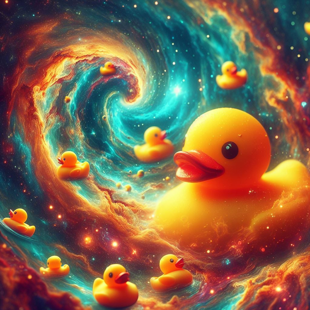 Cosmic Ducks - AI Generated Artwork - NightCafe Creator