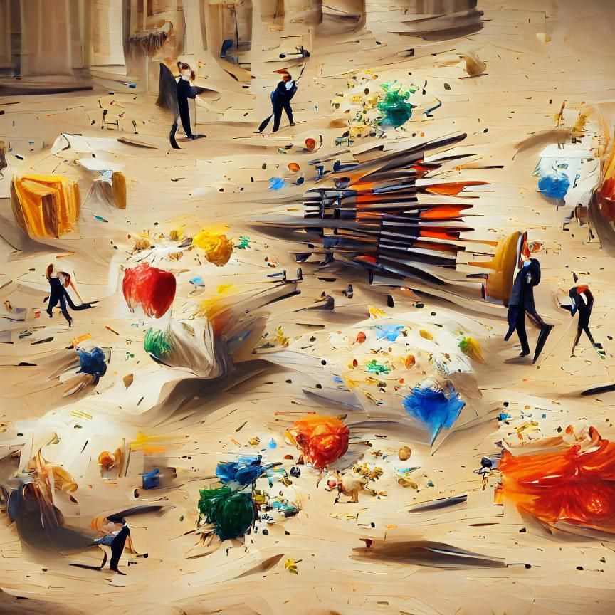 The art of disruption - AI Generated Artwork - NightCafe Creator