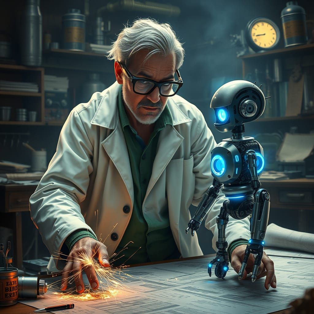 Building a Child - Eccentric Scientist Builds Intricate Robo...