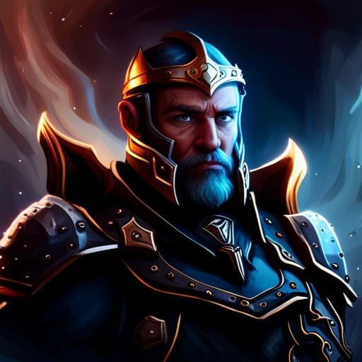 Evil Dragonborn Paladin portrait dungeons and dragons - AI Generated ...