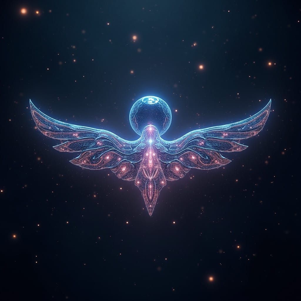 sattva air make the logo - Ethereal Sattva Air Logo in Futur...