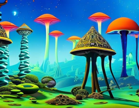 Imaginary Forest - AI Generated Artwork - NightCafe Creator