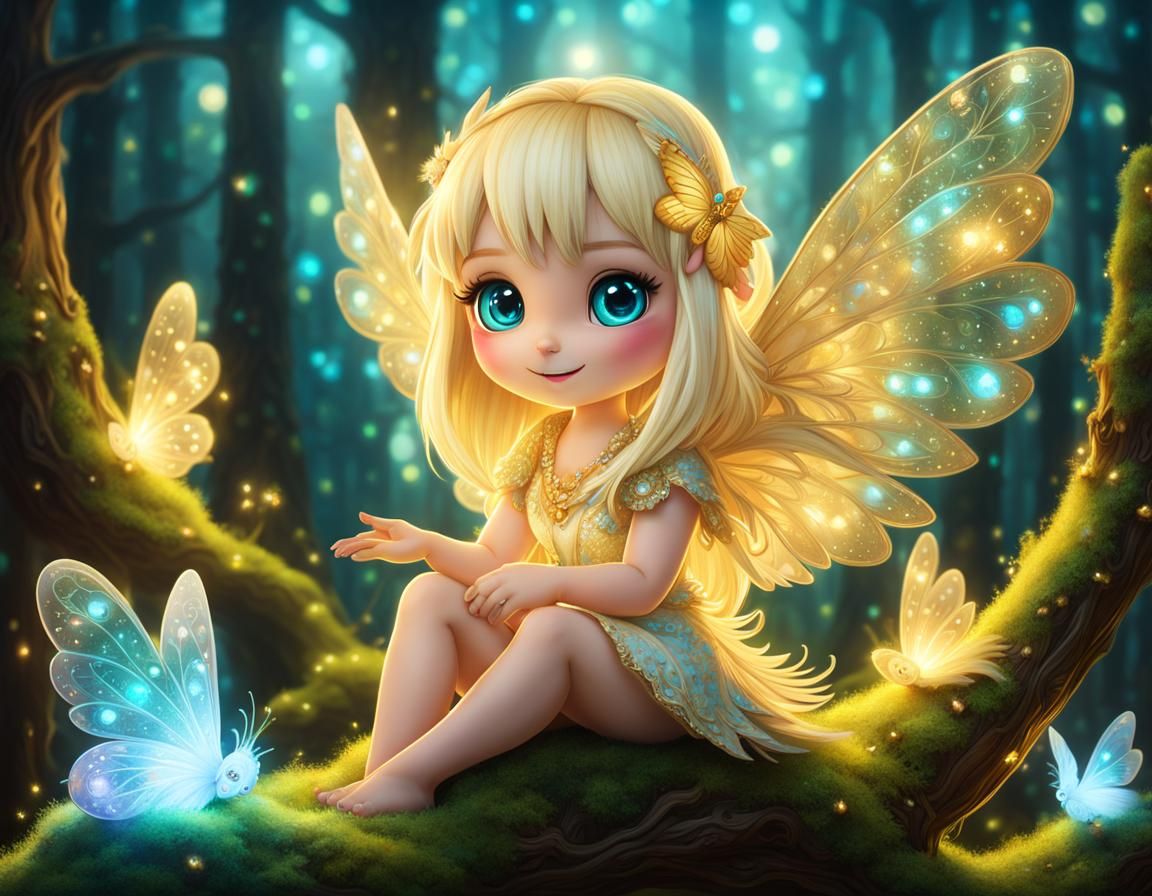 Golden fairy - AI Generated Artwork - NightCafe Creator