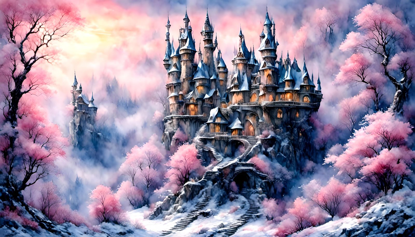 Hyperdetailed Fantasy fairy in a fantasy fairy winter for... - AI ...