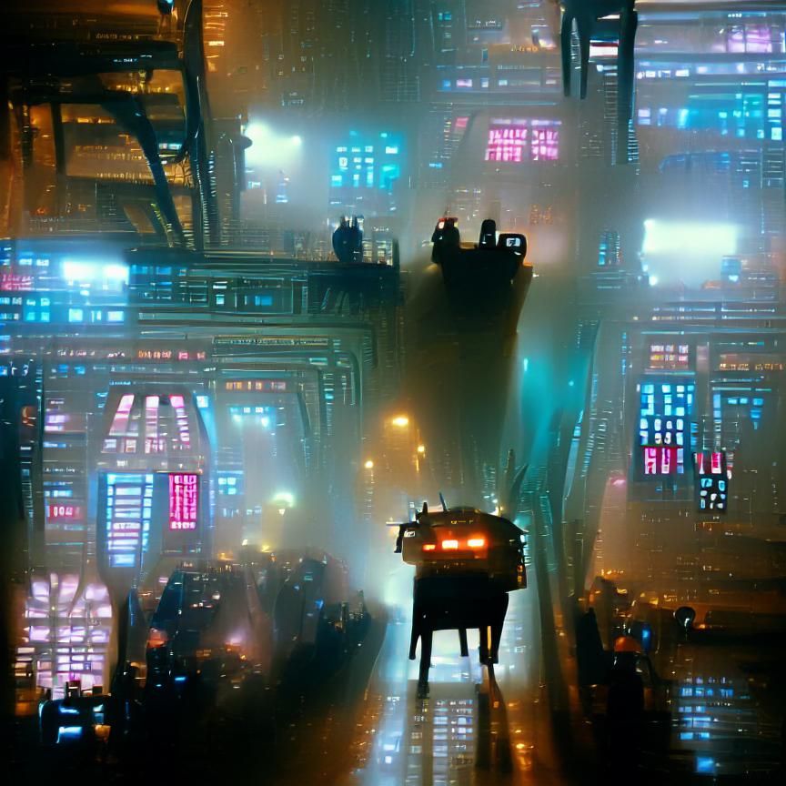 blade runner - AI Generated Artwork - NightCafe Creator