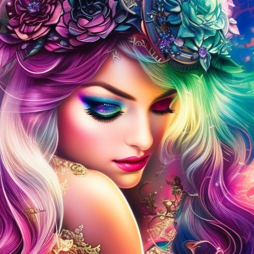 breathtaking fae goddess - AI Generated Artwork - NightCafe Creator