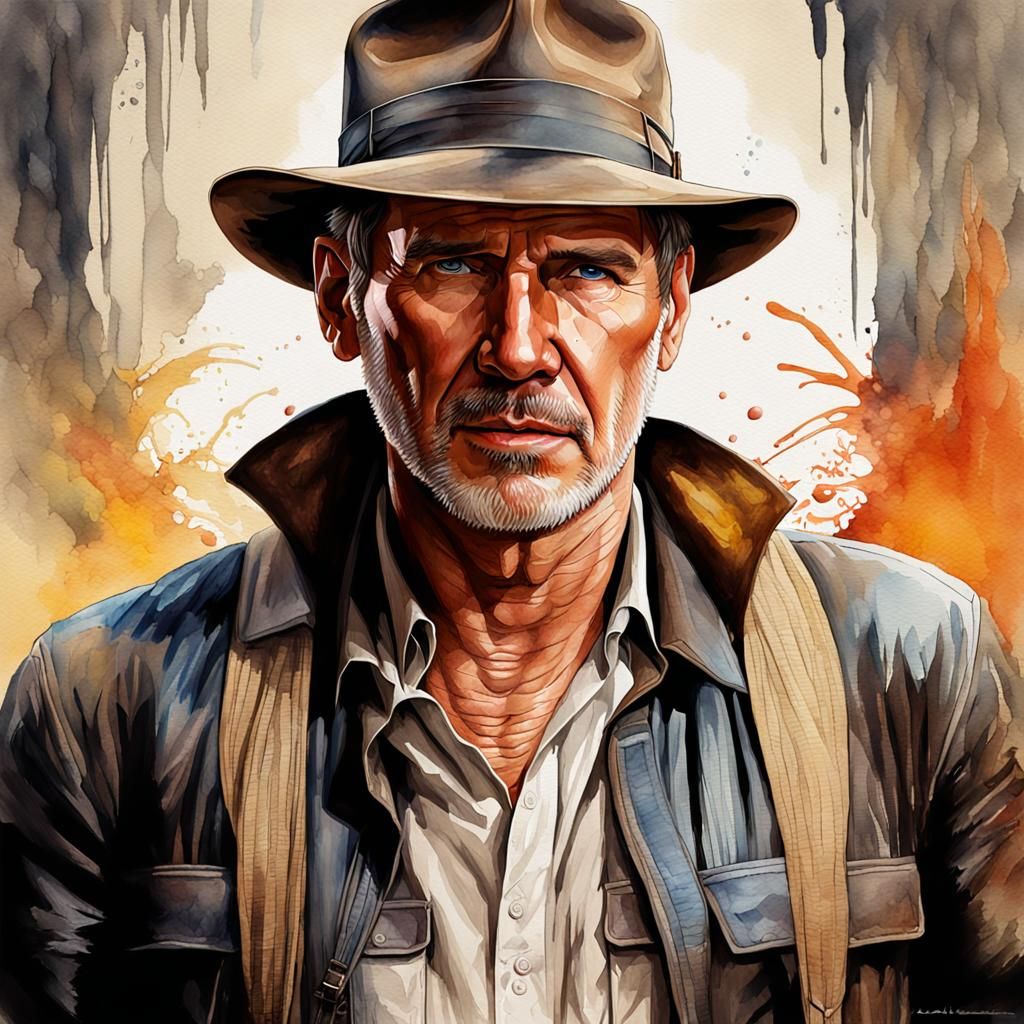 Harrison Ford - AI Generated Artwork - NightCafe Creator