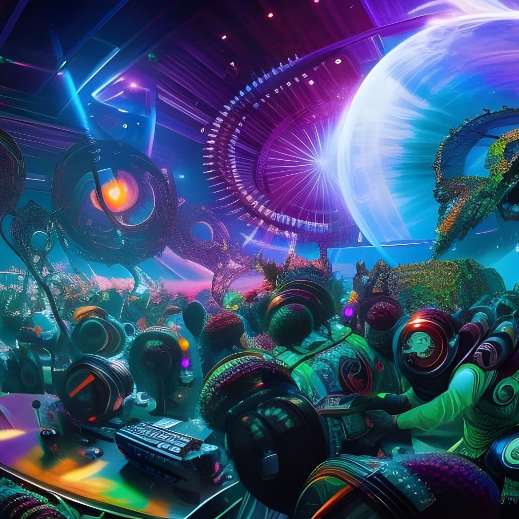 Rave on Mos Eisley - AI Generated Artwork - NightCafe Creator