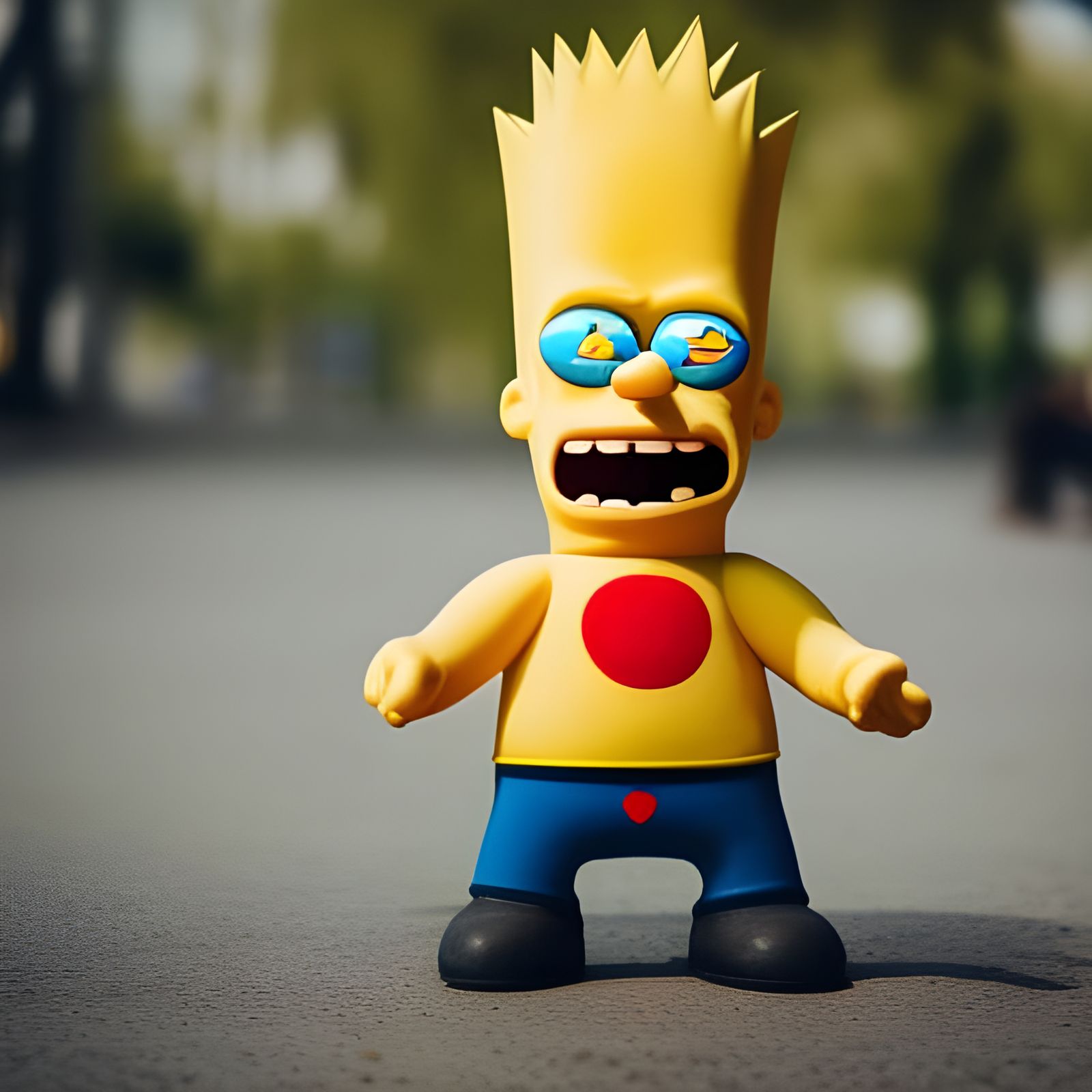 Russian Bart Simpson - AI Generated Artwork - NightCafe Creator