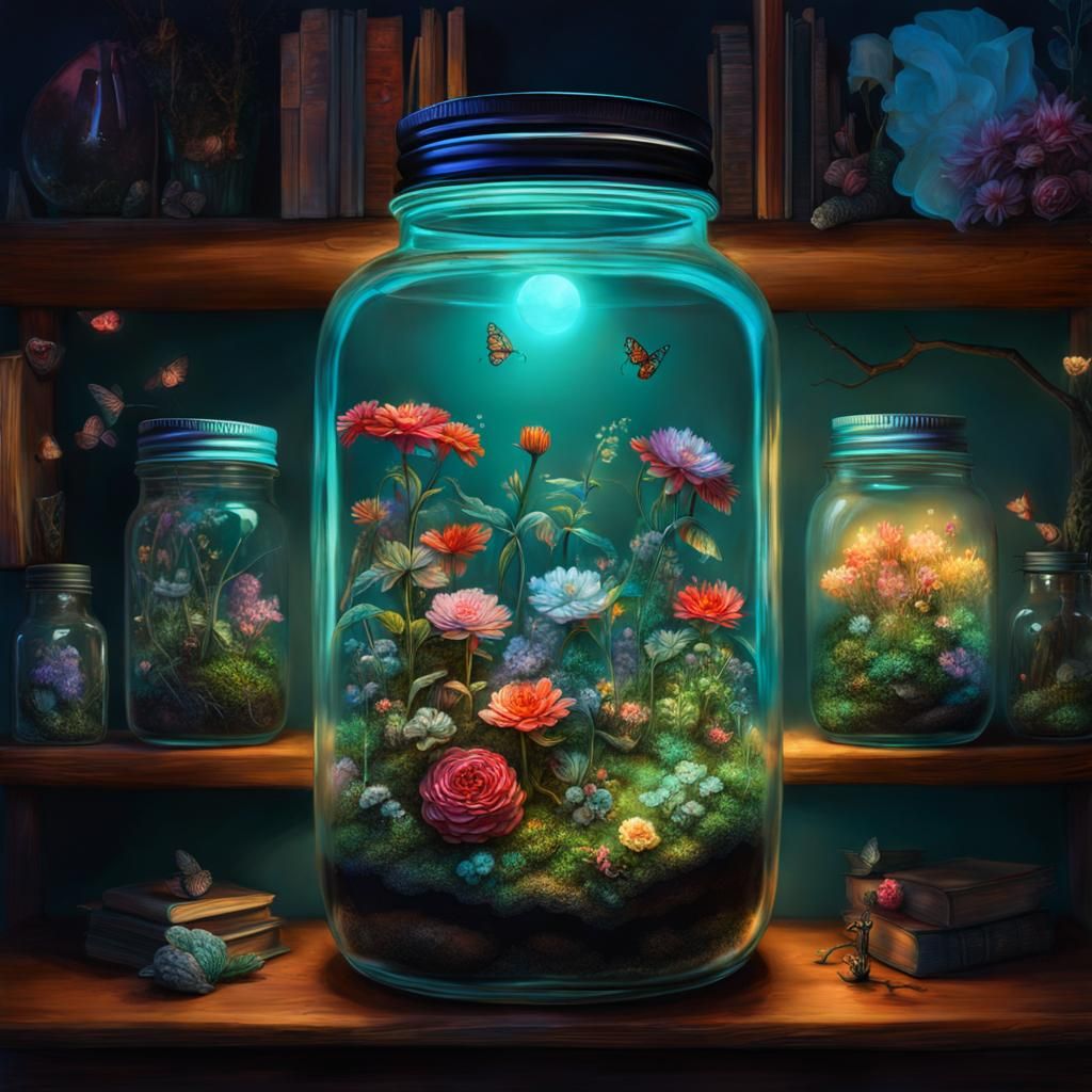 Jar of Life - AI Generated Artwork - NightCafe Creator