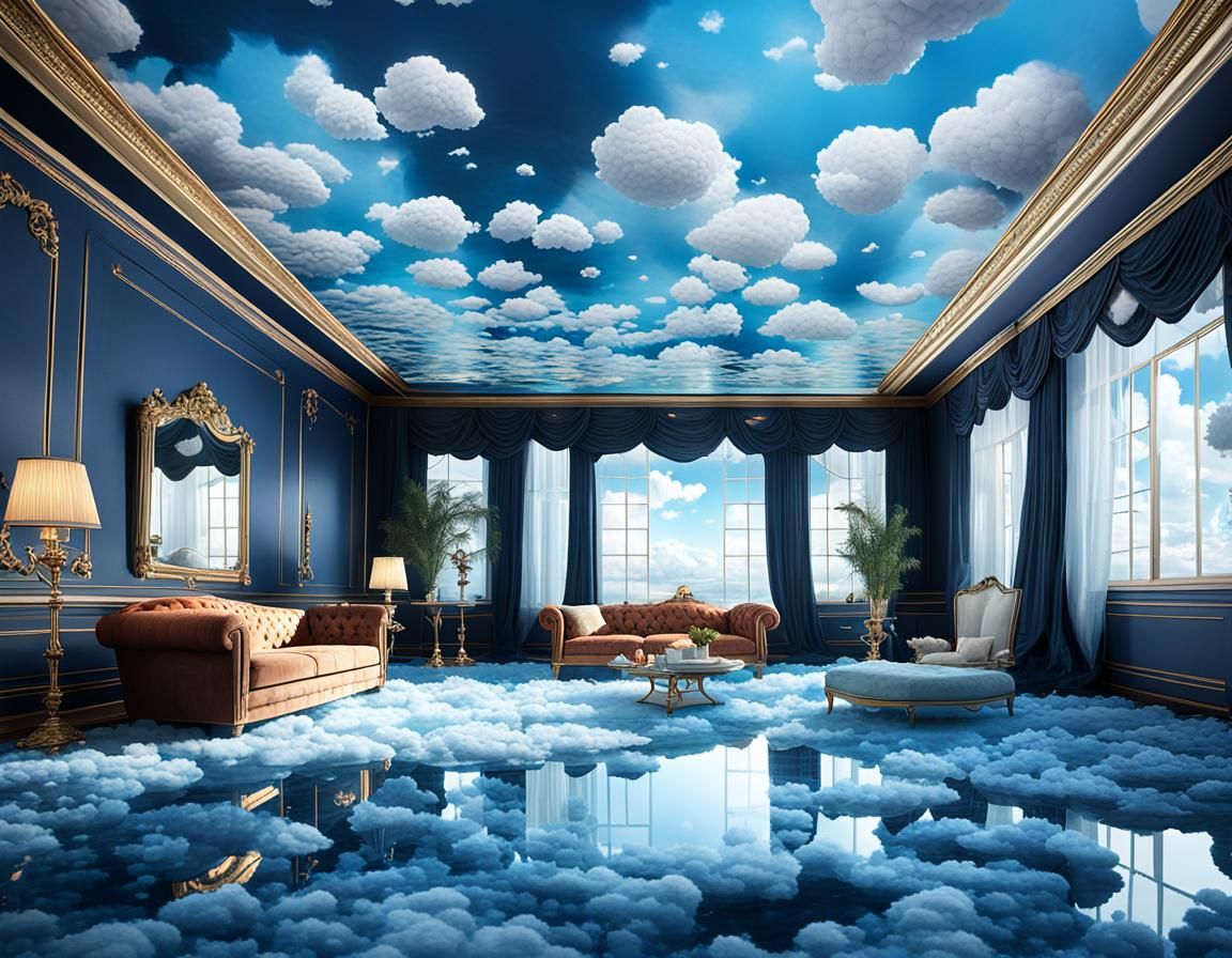 Cloud room - AI Generated Artwork - NightCafe Creator