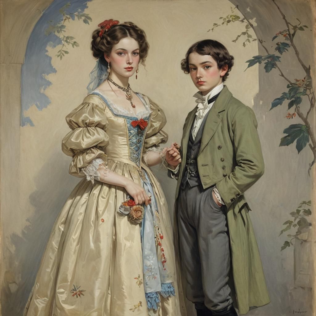 Beautiful young vampire and Blagolep, fashionable Romanian boyarin By ...