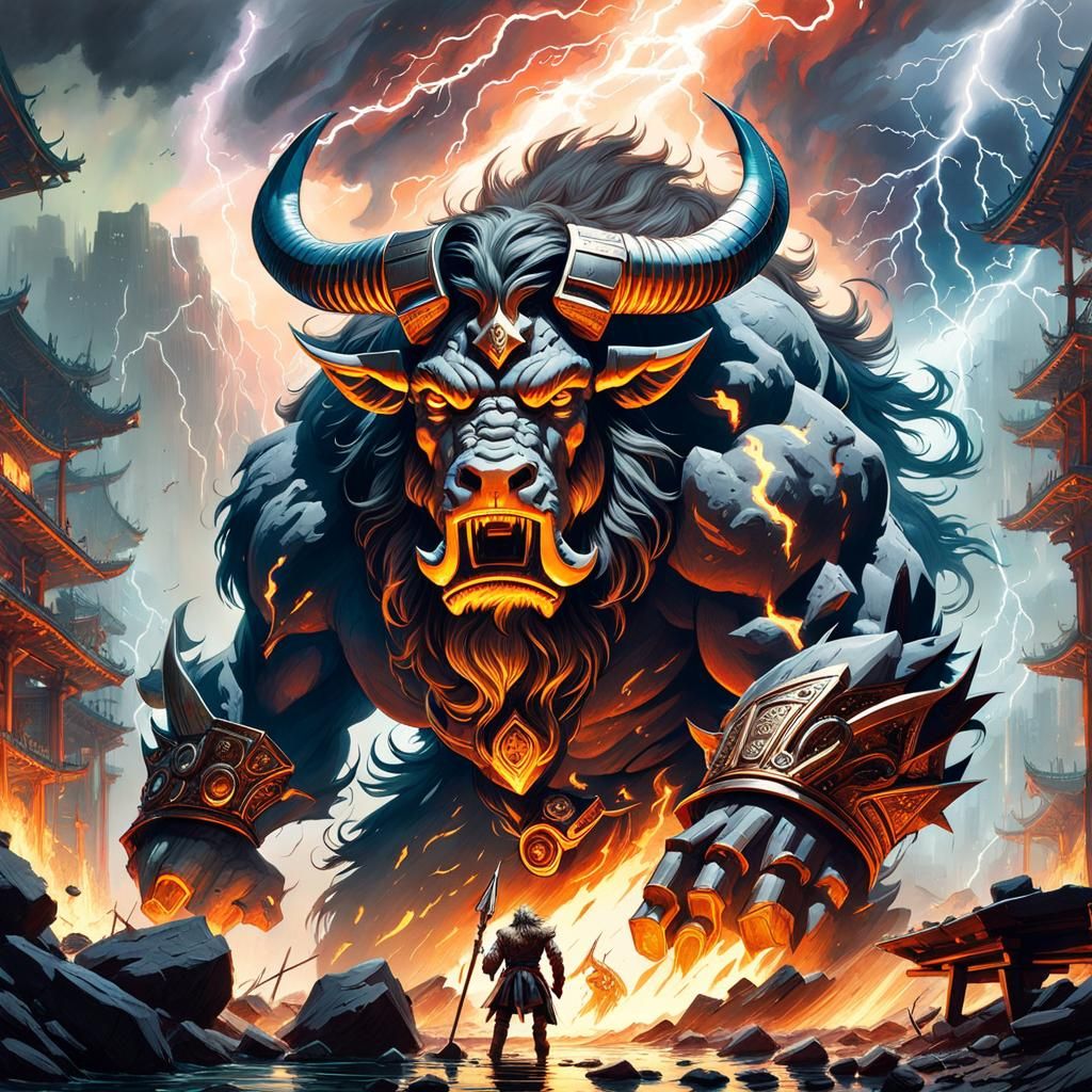Minotaur - AI Generated Artwork - NightCafe Creator
