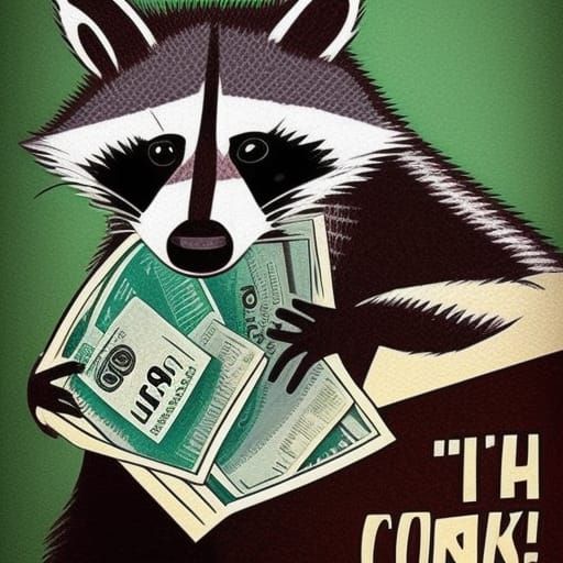 Raccoon Robber - AI Generated Artwork - NightCafe Creator