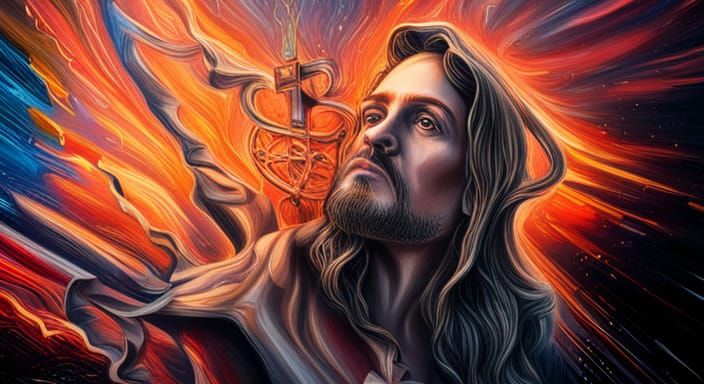 The words spake Jesus, and lifted his eyes to heaven and said….. - AI ...