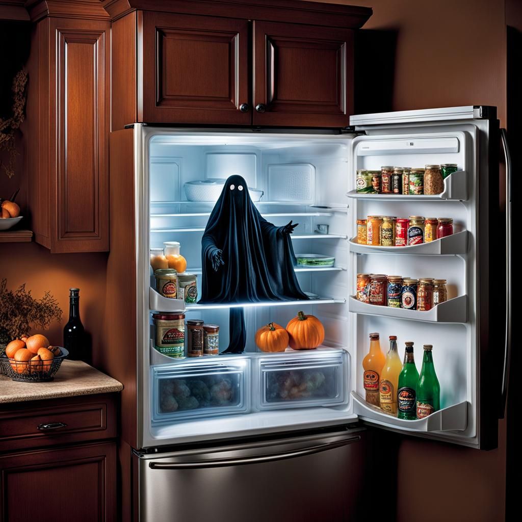 The Haunted Refrigerator - Turn a fridge into a ghostly figure that ...