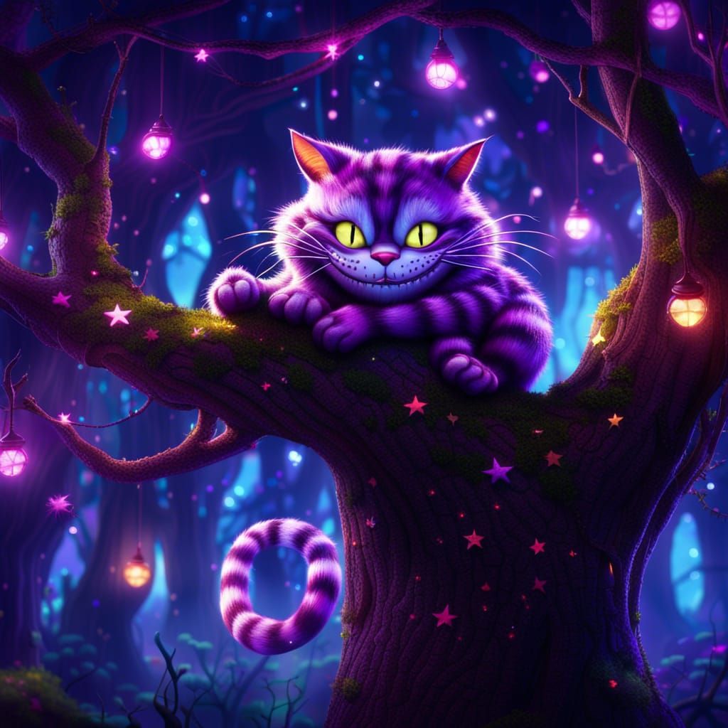 Cheshire Cat - AI Generated Artwork - NightCafe Creator