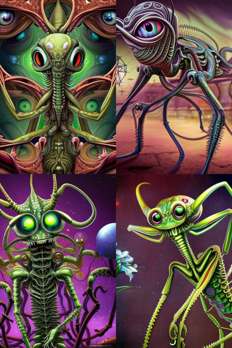 Aliens pt 2 - AI Generated Artwork - NightCafe Creator