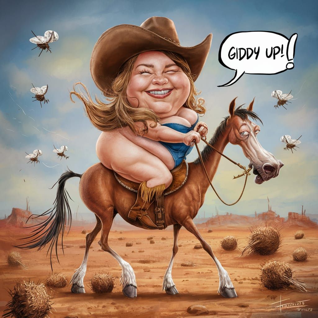 Giddy Up! - AI Generated Artwork - NightCafe Creator