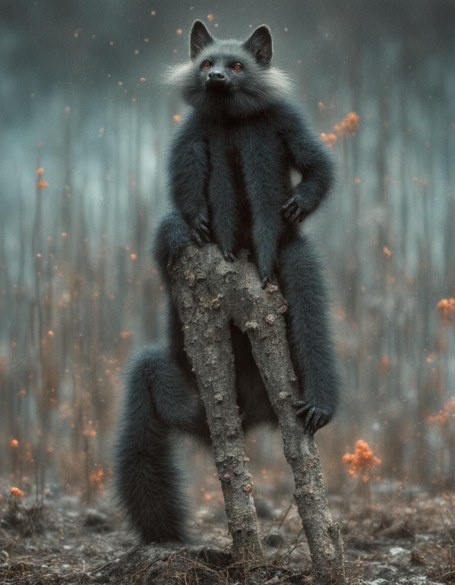 Sweet furry fashion, anthracite edition - AI Generated Artwork ...