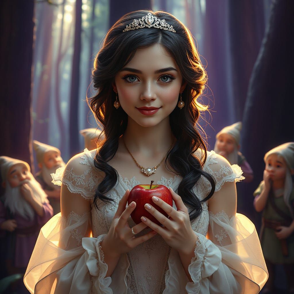 Skin as Snow, Lips as Blood, Hair as Night. Snow White is the fairest ...