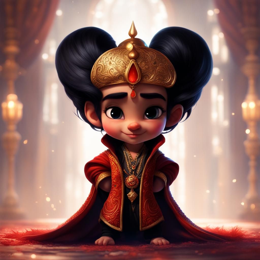 chibi adorable gorgeous anthropomorphic Jafar from Disney’s Aladdin ...