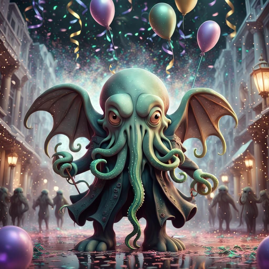 Happy New Years Eve! Cthulhu Style! - AI Generated Artwork - NightCafe ...