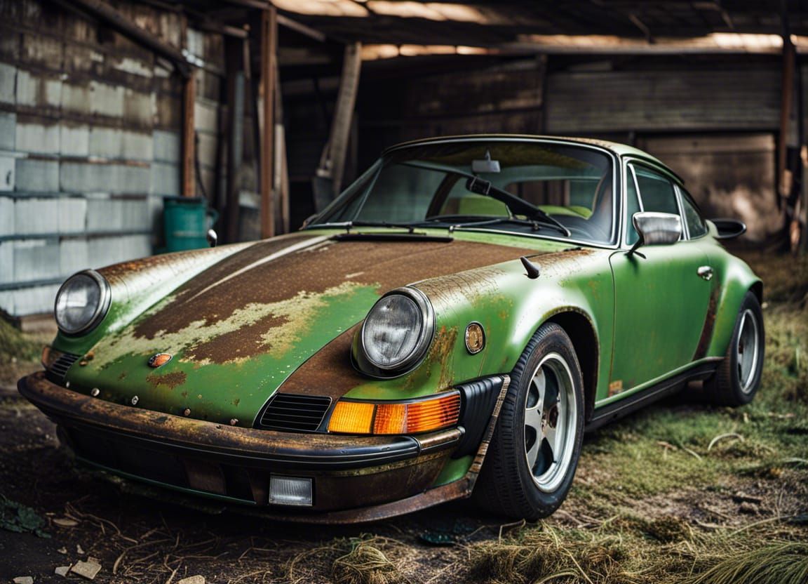 Barn find! Vintage 80s Porsche 911 - AI Generated Artwork - NightCafe ...