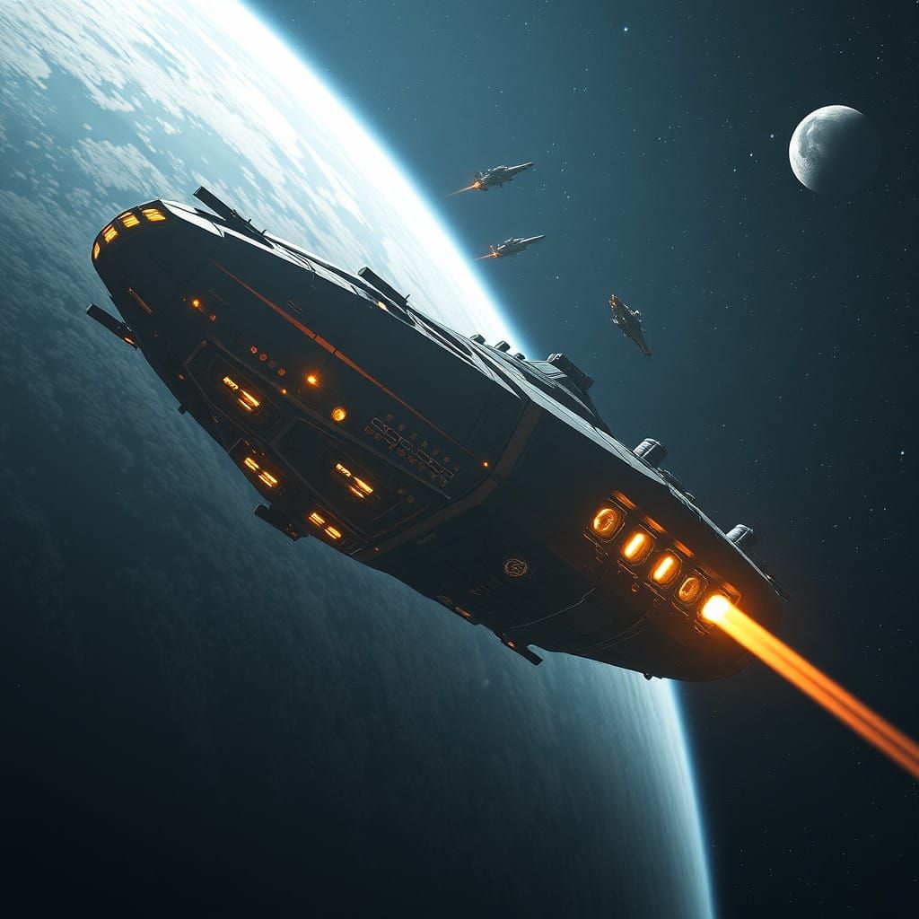 A highly visible, extremely photogenic super gigantic spacecraft flying ...