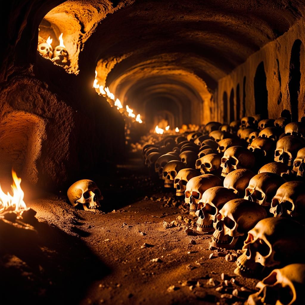 The Catacombs - AI Generated Artwork - NightCafe Creator