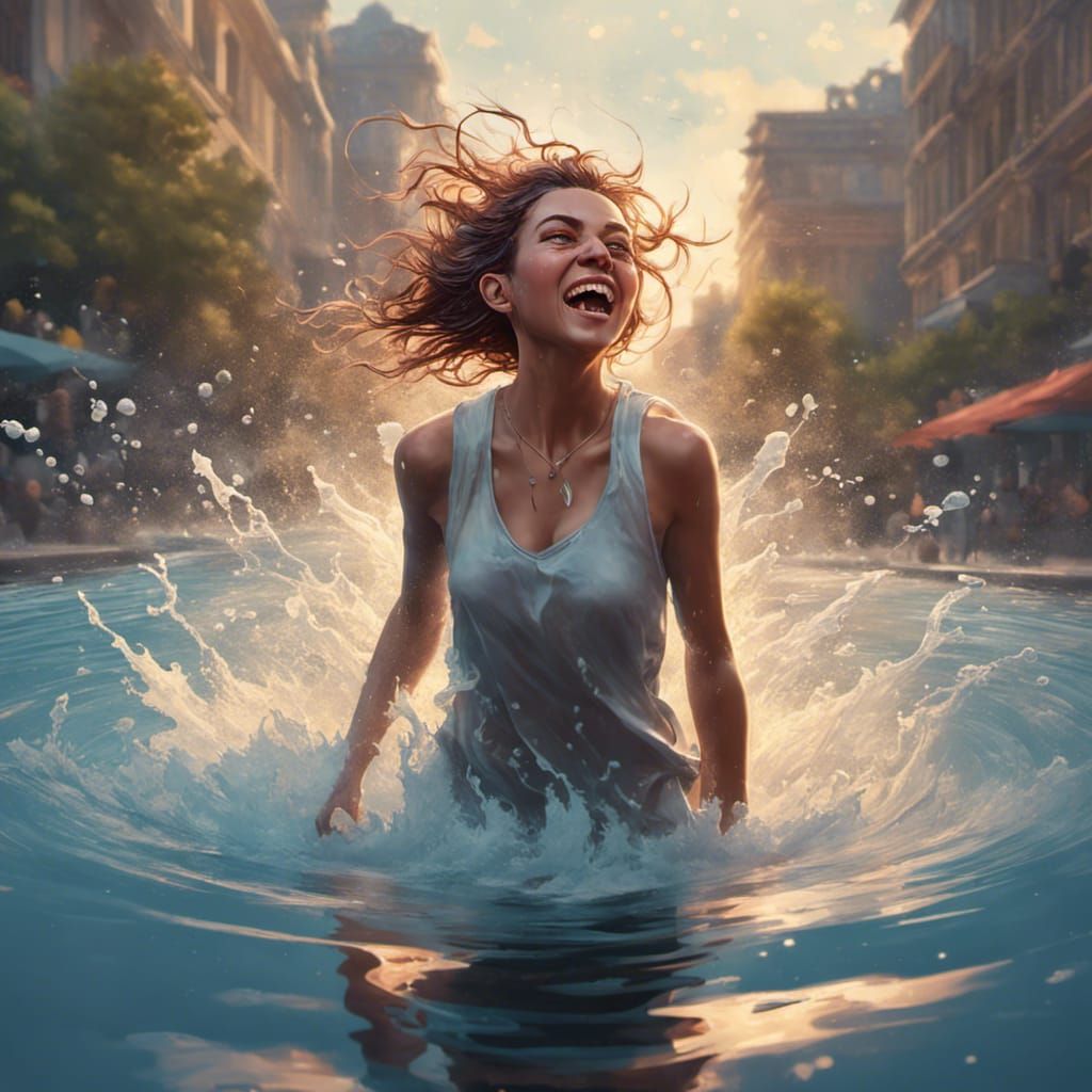 Watery fantasy - AI Generated Artwork - NightCafe Creator